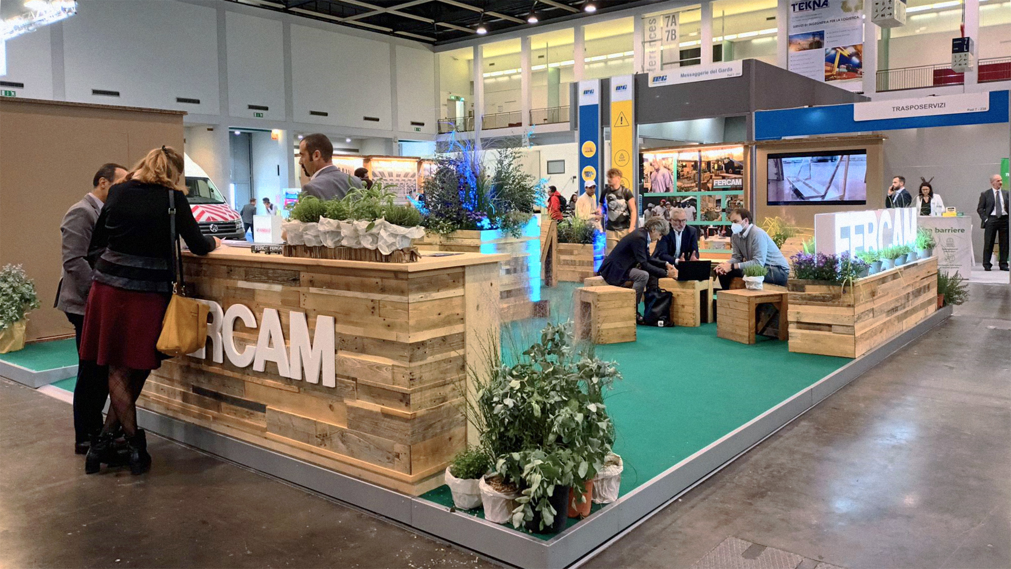 materieunite - Stand fieristico Fercam